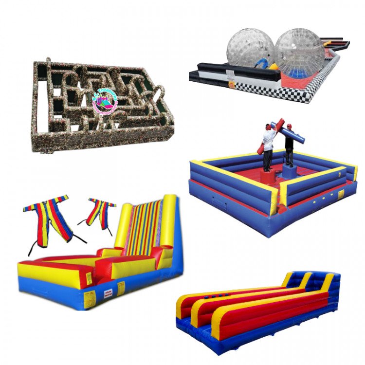 Inflatable Games | K.C. Treasures Bounce House Rentals