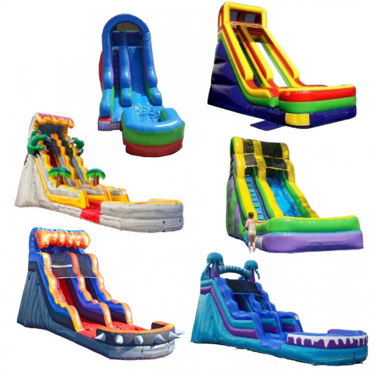T-REX 20 FT. WATER SLIDE | K.C. Treasures Bounce House Rentals